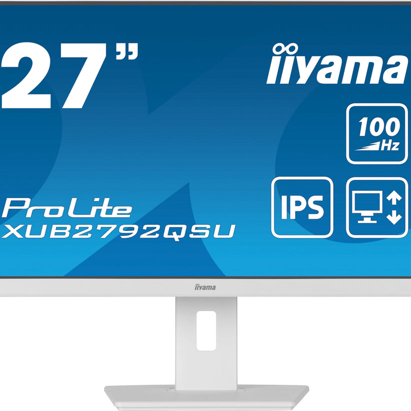 iiyama ProLite XUB2792QSU-W6 27” WQHD IPS technology panel with USB hu ...